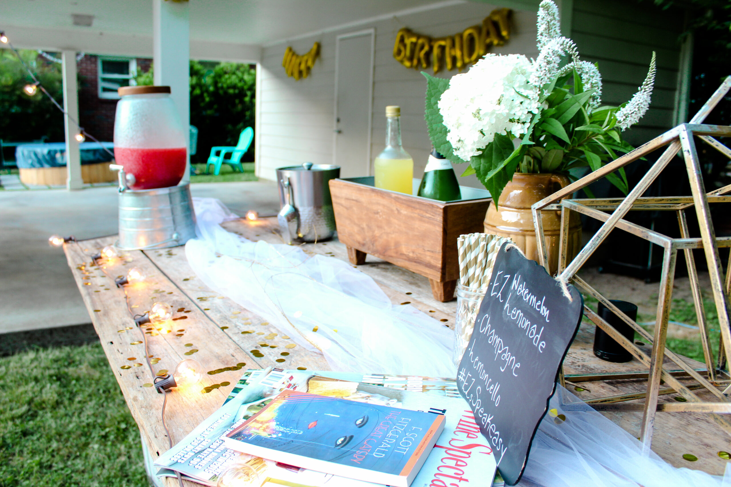 Throwing a Roaring 20s Themed Surprise Birthday Party - Kayla Zadel